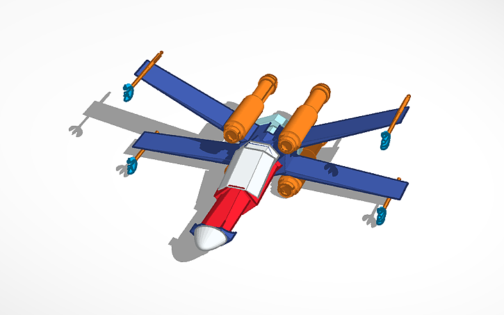 3D design X Wing | Tinkercad
