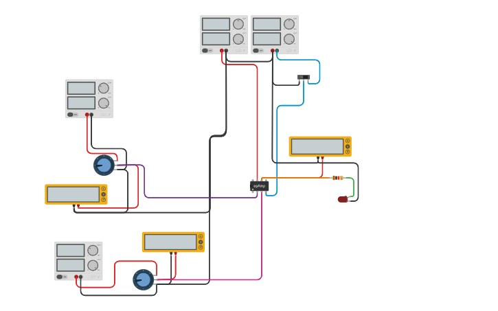 Circuit design COMPARADOR de DUAS TENSÕES Vin E Vref | Tinkercad