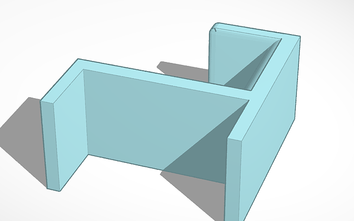 3D design Headphones_Holder_for_Ikea_Lack_40mm - Tinkercad