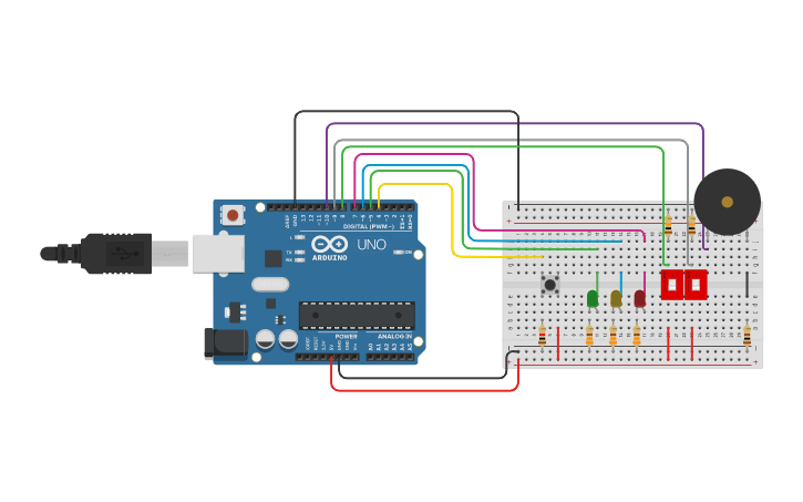 Circuit design Matheus e Yuri | Tinkercad