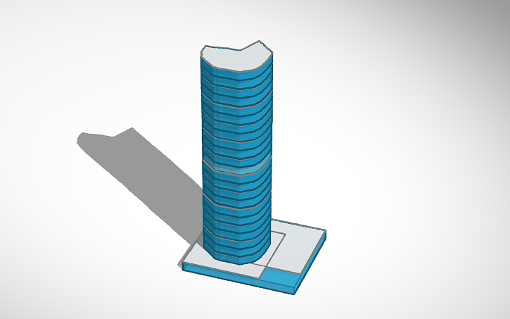 3D design LUXURY TOWER - Tinkercad