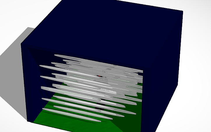 3D design Slender Man standing in the fog - Tinkercad