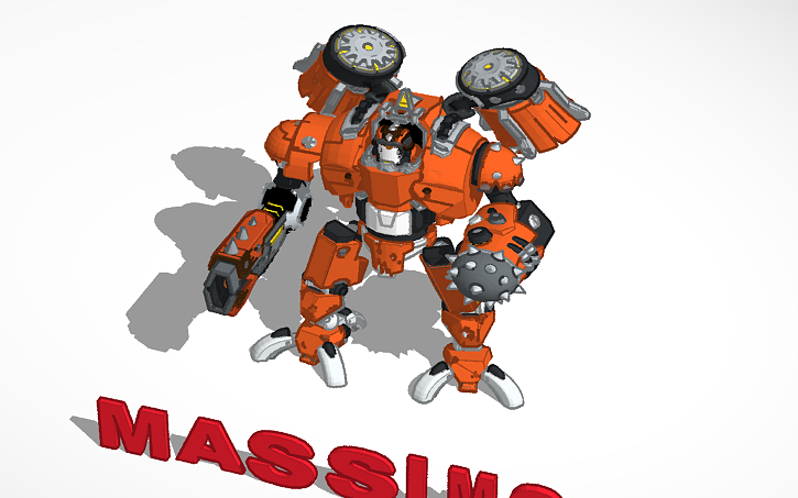 3D design Massimo Robot | Tinkercad