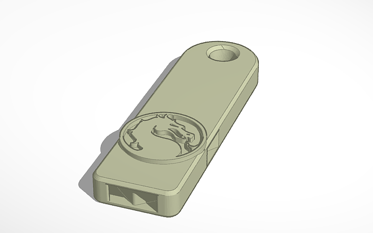 3D design Two tone Whistle - Mortal combat - Tinkercad