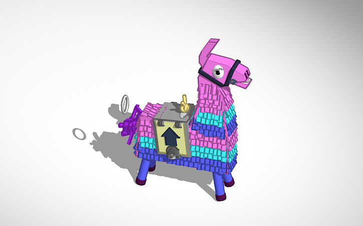 3D design lama de fortnite | Tinkercad