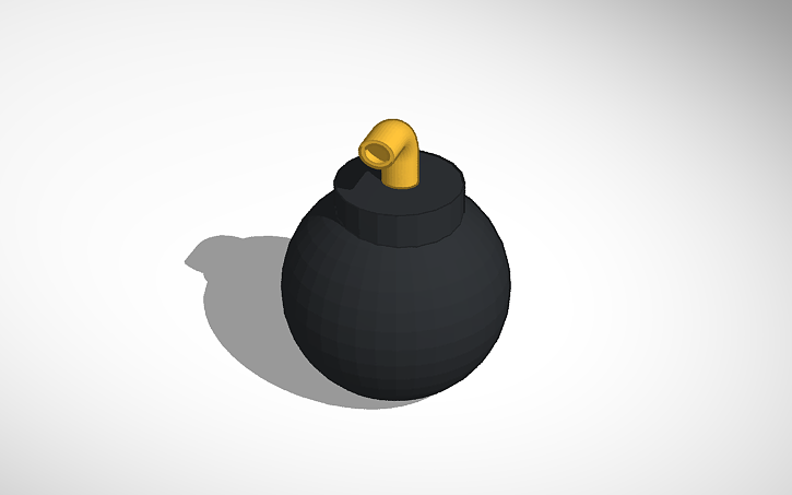 3D design bomb | Tinkercad