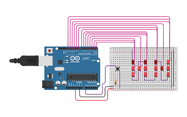Circuit design trab | Tinkercad