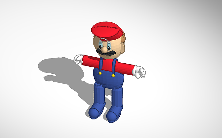 3D design Mario - Tinkercad