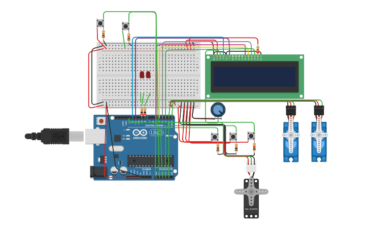 Circuit design Proyecto Windows girk - Tinkercad