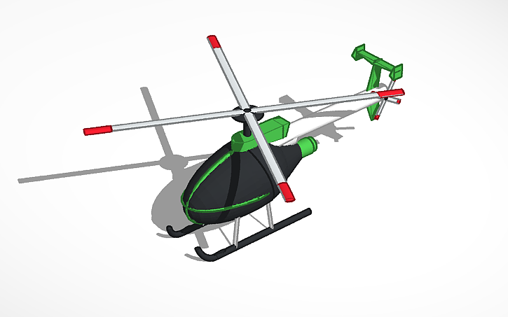 3D design Helicopter - Tinkercad