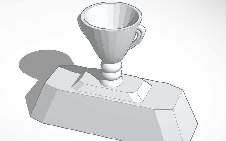 3D design Simple Trophy | Tinkercad