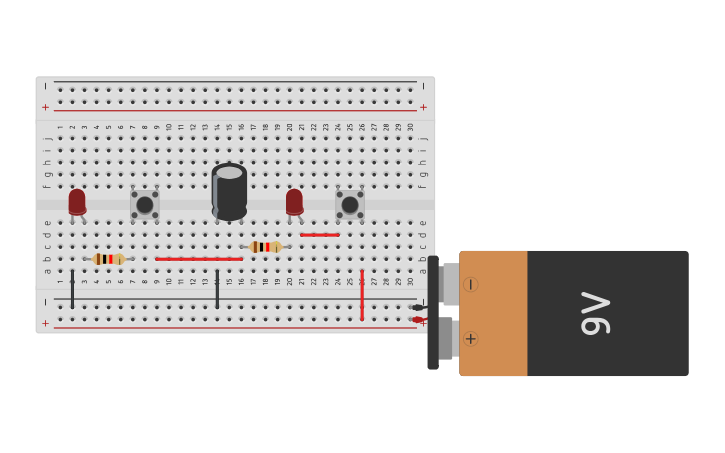 Circuit design circuito interfaz - Tinkercad