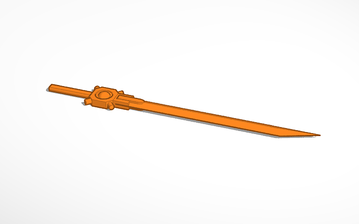 3D design Transformers Great Sword - Tinkercad