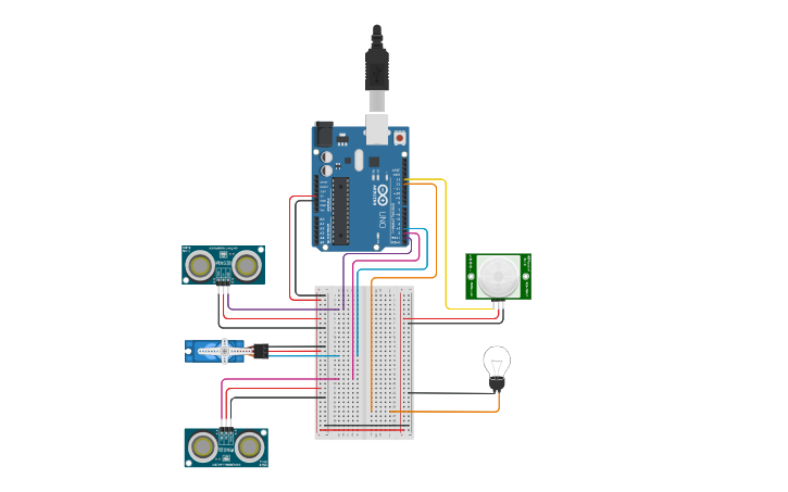 Circuit design MINI PROJECT: AUTOMATIC DOOR AND LIGHT FOR STORAGE ROOM ...