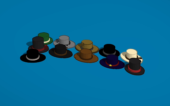 3D design John Marston & Arthur Morgan's Hat 3D | Tinkercad