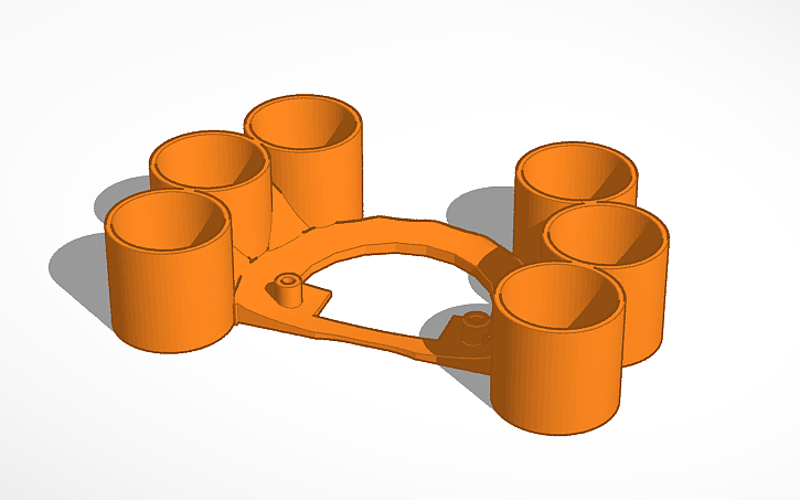 3D design Mini Cooper 6 Gauge Cluster - Tinkercad
