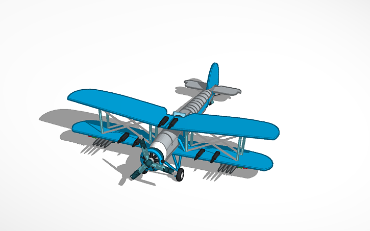 3D design Airplane - Tinkercad