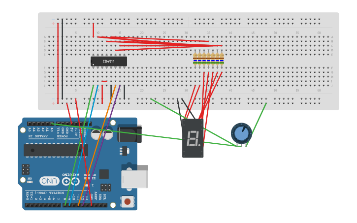 Circuit design programmable timer switch - Tinkercad