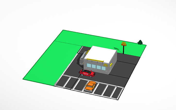 3D design At the McDonalds Restaurant. - Tinkercad