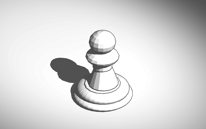 3D design Pawn | Tinkercad