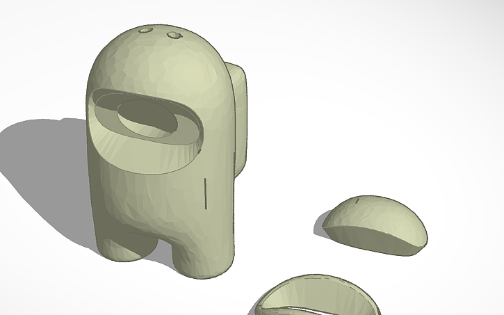 3D design Among us Crewmate - Tinkercad