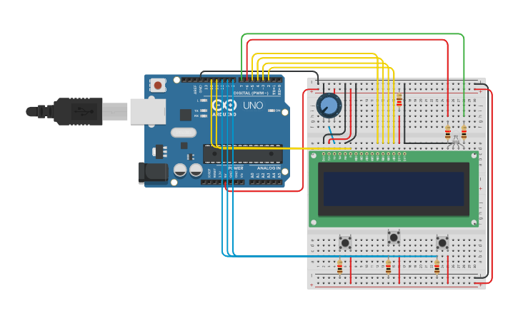 Circuit Design Auto Math Quiz Tinkercad