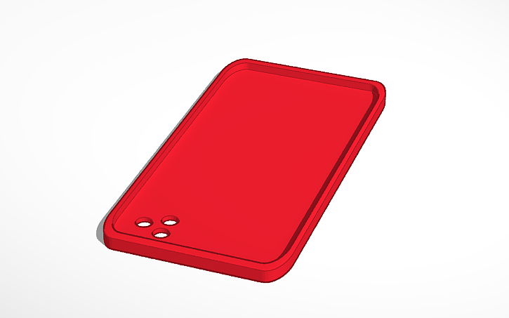 3D design I phone cover - Tinkercad