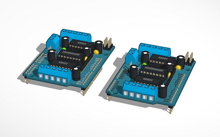 3D design Motor Driver Shield for Arduino | Tinkercad