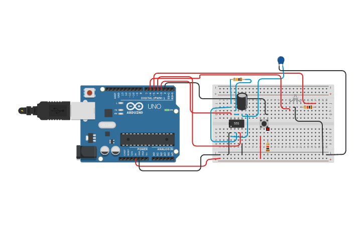 Circuit Design Tronix Task 4 Tinkercad