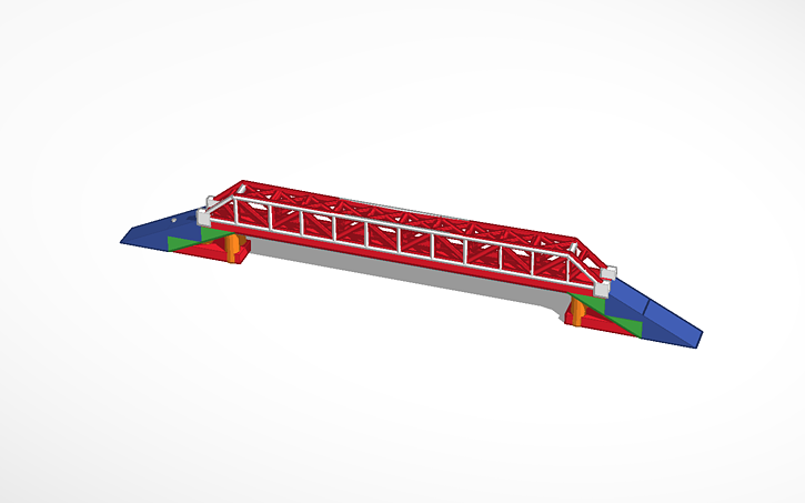 3D design Tinker-Truss Bridge | Tinkercad