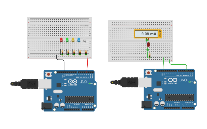 Circuit design Practica 1 de Gera - Tinkercad Circuit design Practica 1 de Gera - Tinkercad