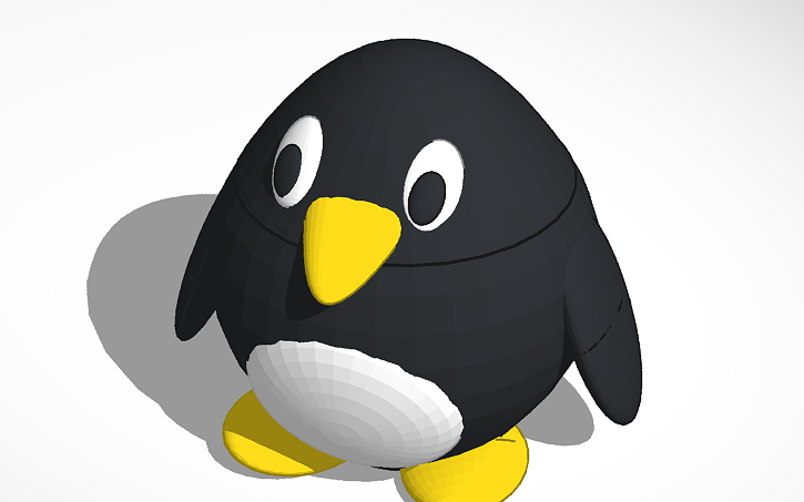 3D design Tux #PenguinDatingGame | Tinkercad