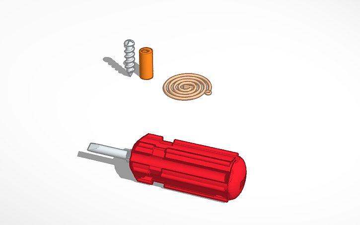 3D design screw driver | Tinkercad