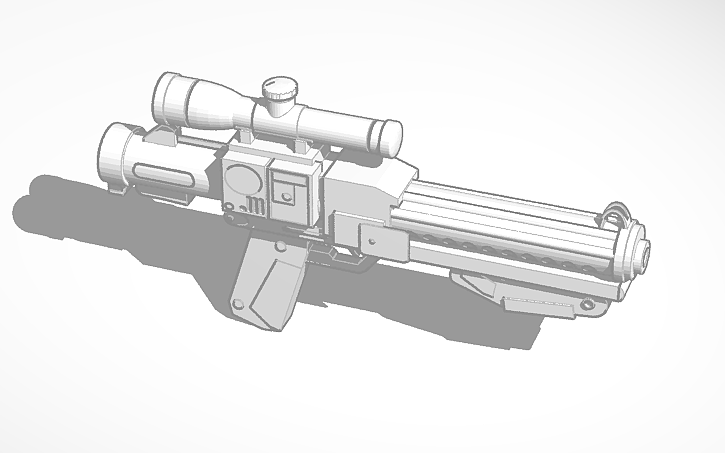 3D design Storm trooper blaster | Tinkercad
