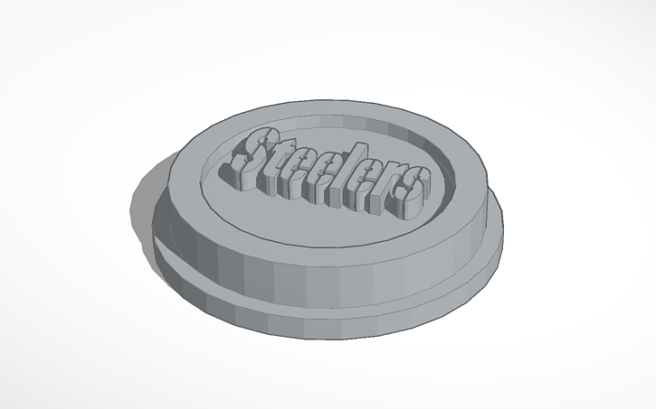 3d Design Steelers Checker Tinkercad