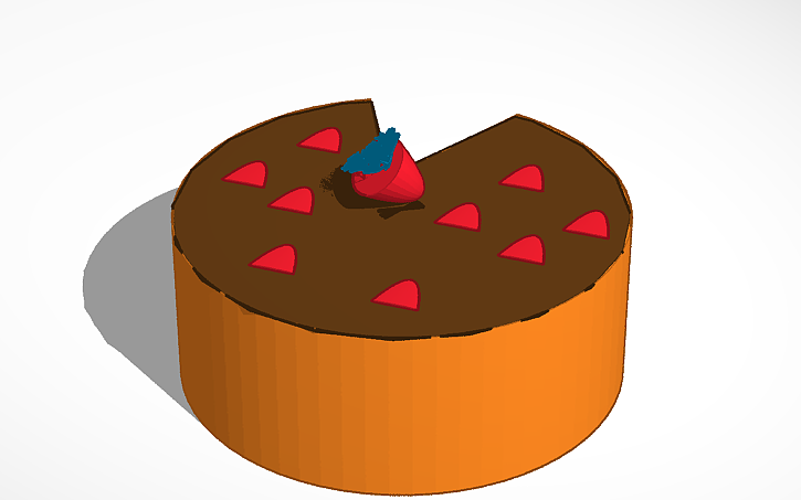 3D design torta sergio - Tinkercad