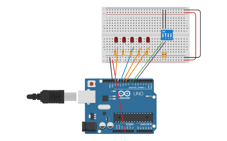 Circuit design SWITCH | Tinkercad
