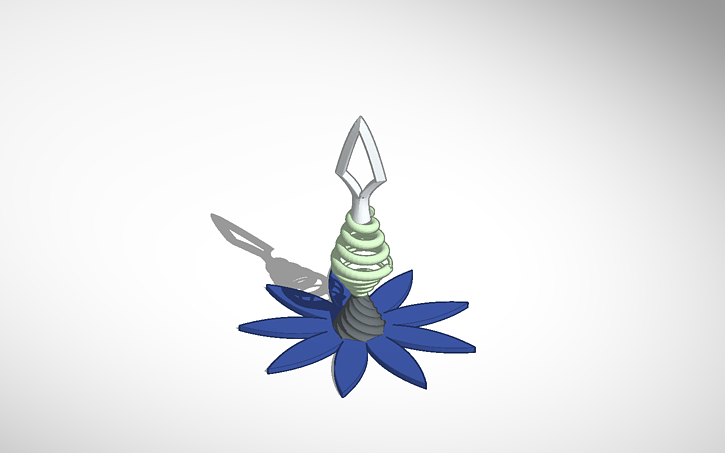 3D design Spear spring - Tinkercad