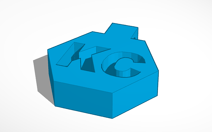 3D design keychain - Tinkercad