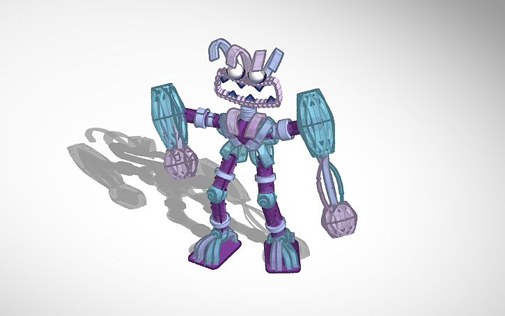 3D design Plasma epic wubbox (pose 1) - Tinkercad