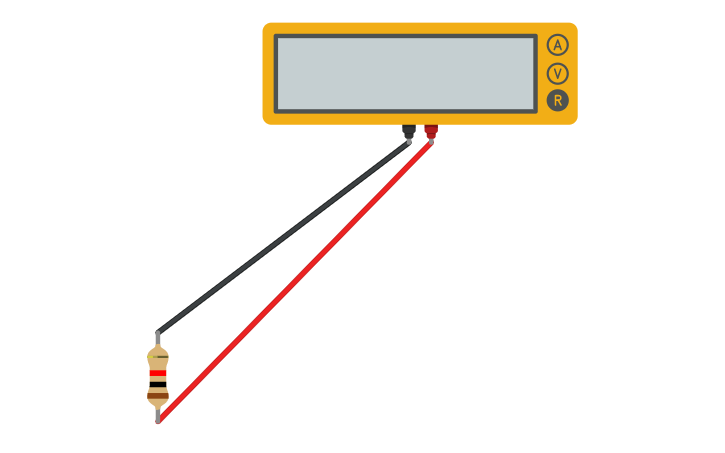 Circuit design Teste 3 multimetro - Tinkercad