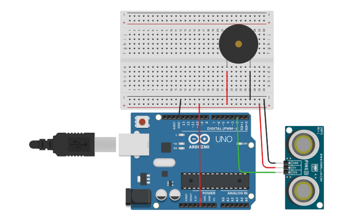 Circuit design Sonidos | Tinkercad