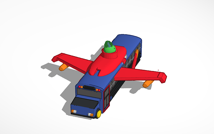 3D design avengers battle bus - Tinkercad