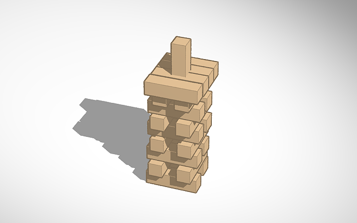 3D design tower of blocks | Tinkercad