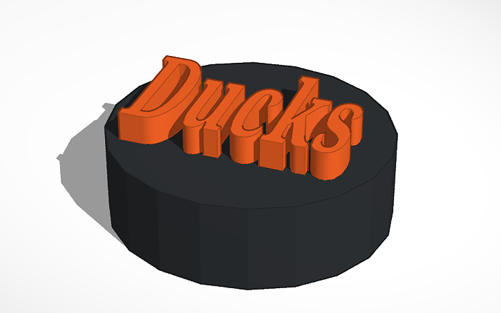 3D design Ducks Super Puck | Tinkercad