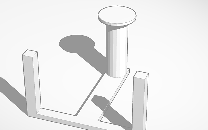 3D design wire holder 1 - Tinkercad