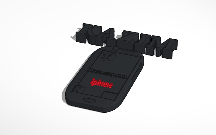 3D design kazım iphone batu - Tinkercad