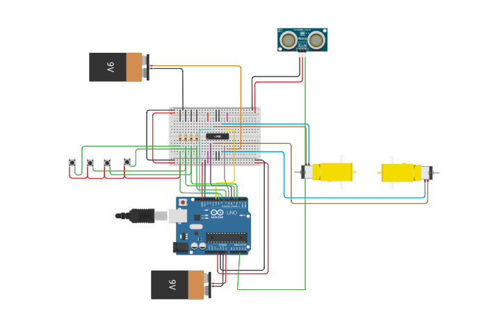 Circuit design 4C-4ACT09d-base_rover-Lily-Janega | Tinkercad