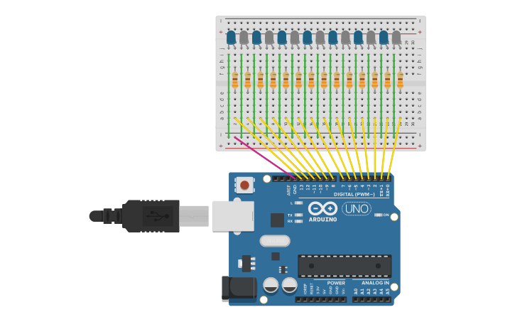 Circuit design función for () | Tinkercad