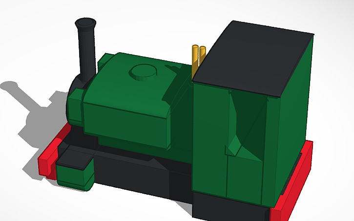 3D design TWR Luke Dark Green - Tinkercad